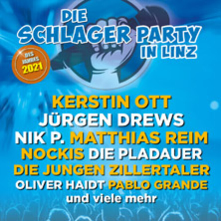 TICKETS :: Die große Schlagerparty, TipsArena Linz, Fr, 19.11.2021, 19: ...